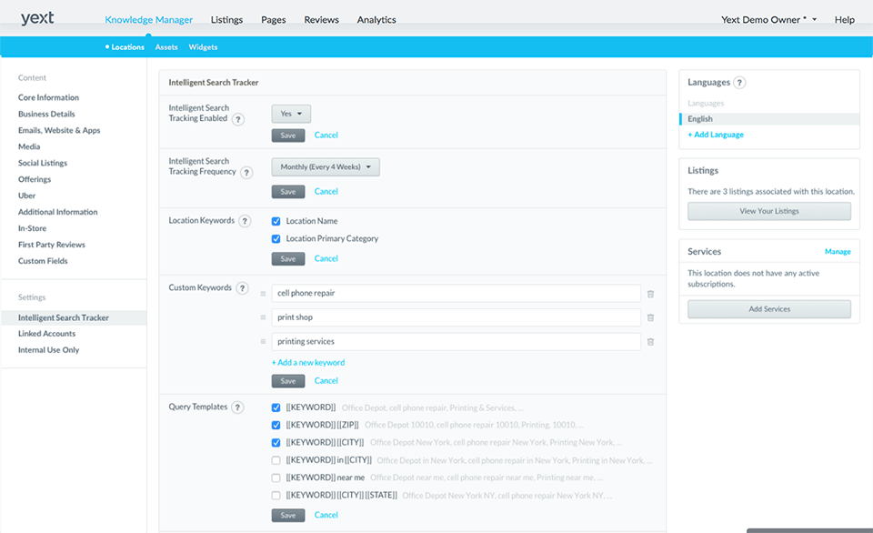 Introducing the Intelligent Search Tracker | Yext